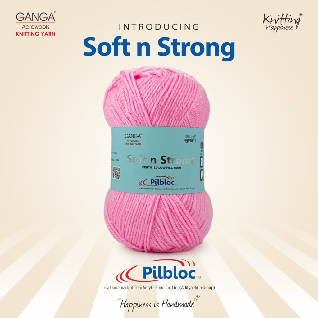 Ganga Acrowools Launches Soft n Strong Yarns with Pilbloc™ – Birlacril